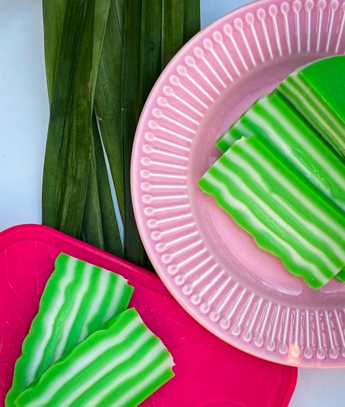 Mahaddie's | Steamed Coconut and Pandan Cake (Kwe Lapis)